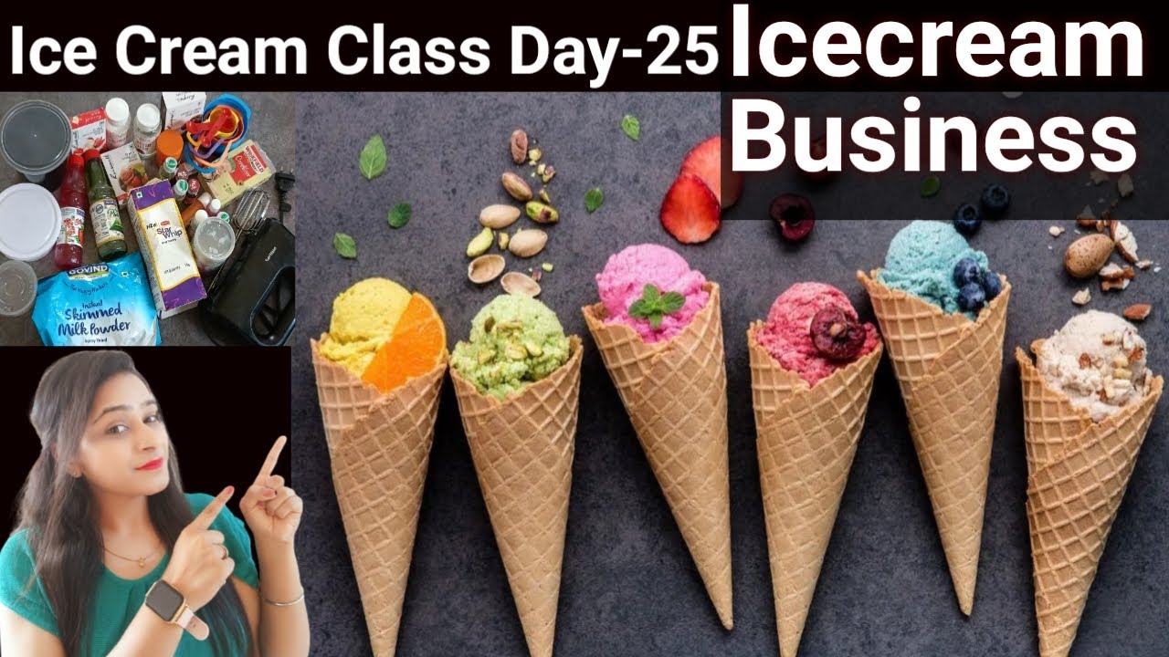 Ice Cream Class Day-25~आइसक्रीम के लिए लगने वाले साहित्य , किंमत👉पॅकिंग ...