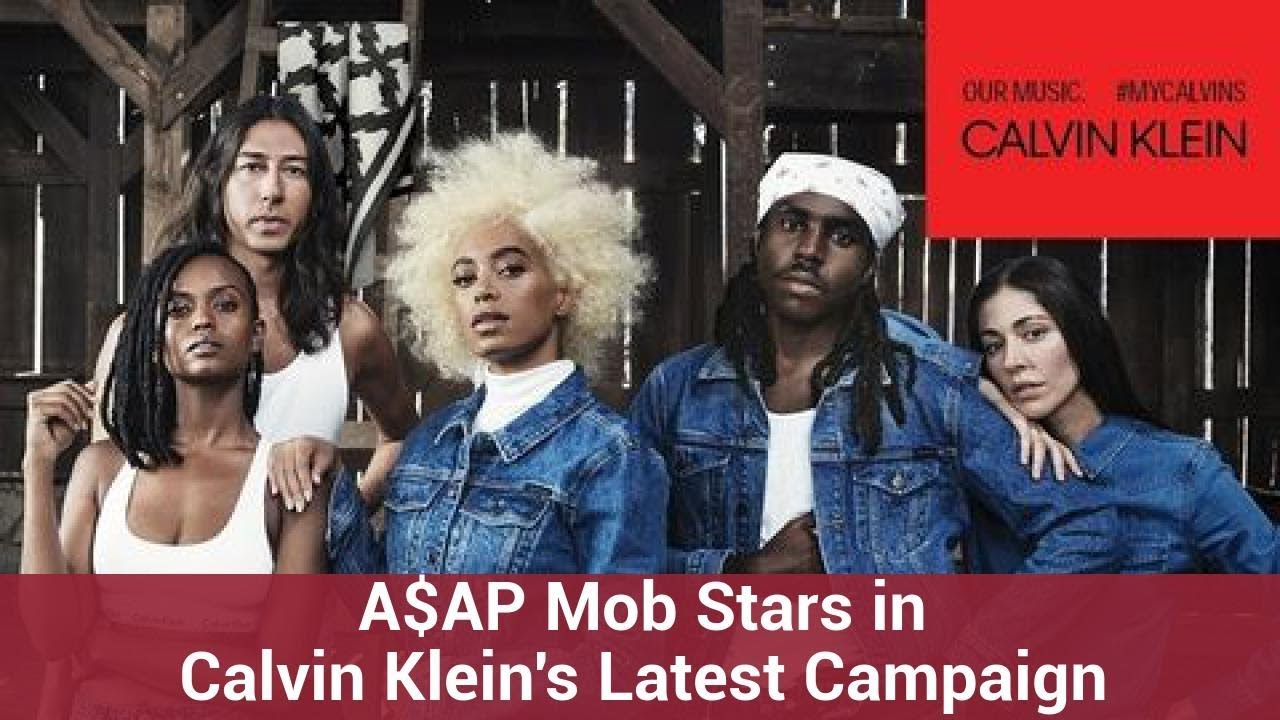 A$AP Mob Stars in Calvin Klein's Latest Campaign - YouTube