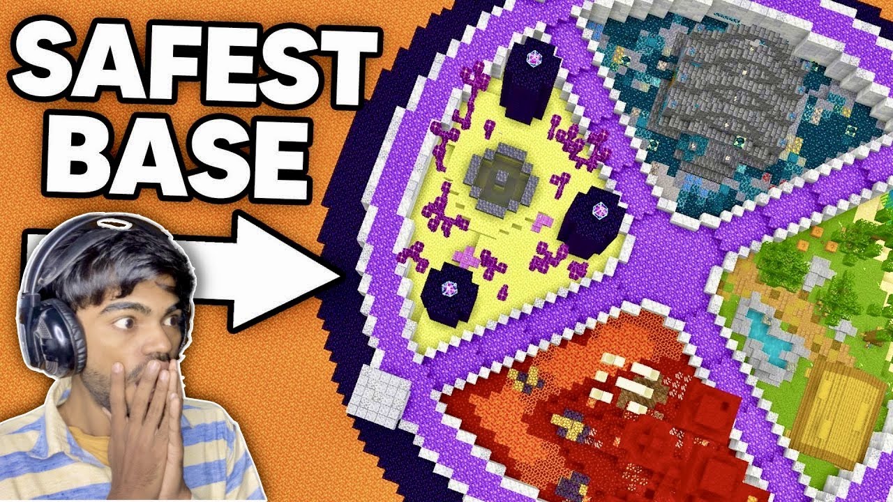 I Built Minecraft's Most Secure Defence Base for zombie attack - YouTube