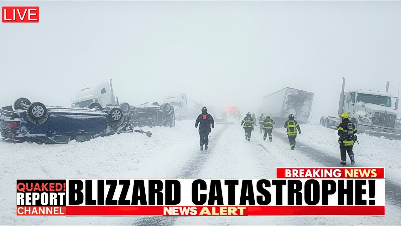 Mega Blizzard Causes UNPRECEDENTED Major Accidents..Texas And Arkansas ...