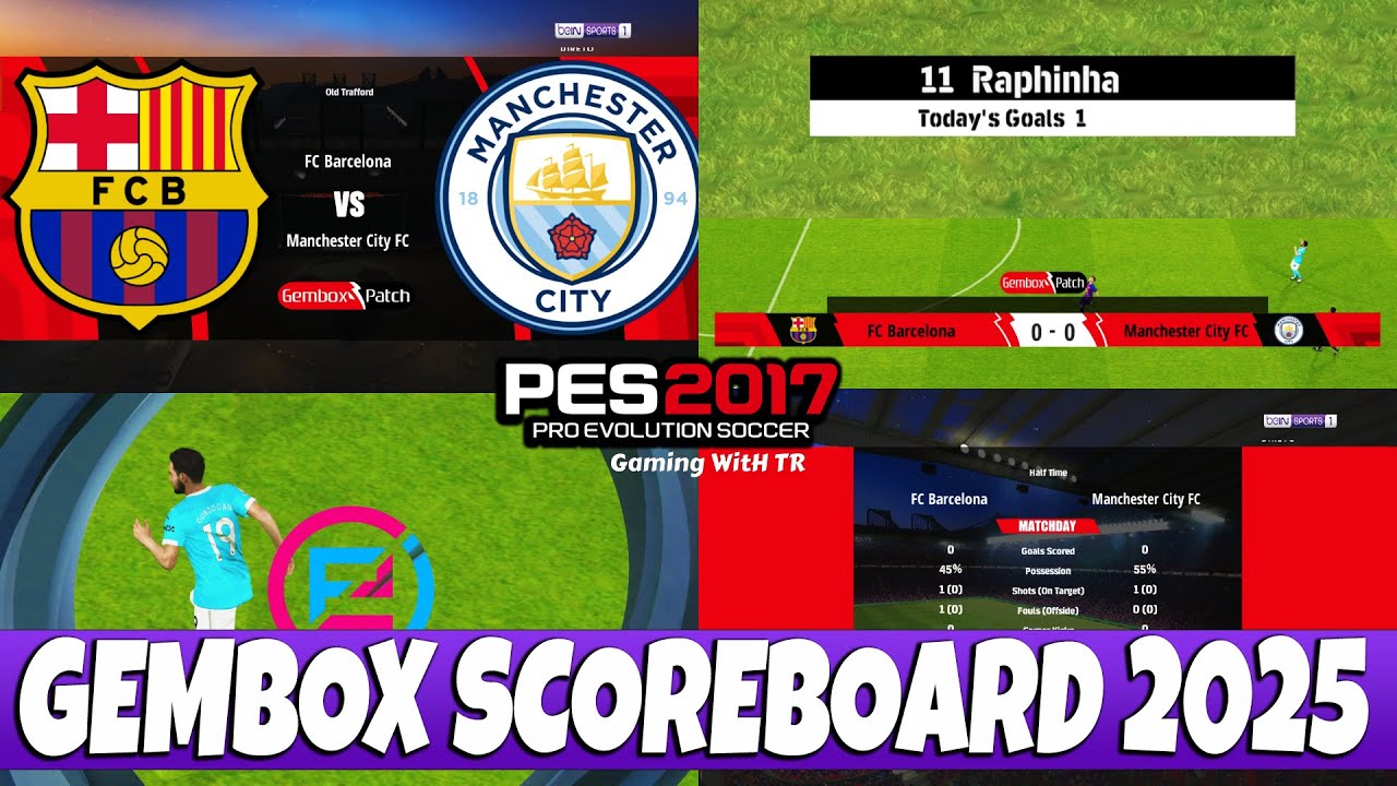 PES 2017 NEW GEMBOX SCOREBOARD 2025 UPDATE - YouTube