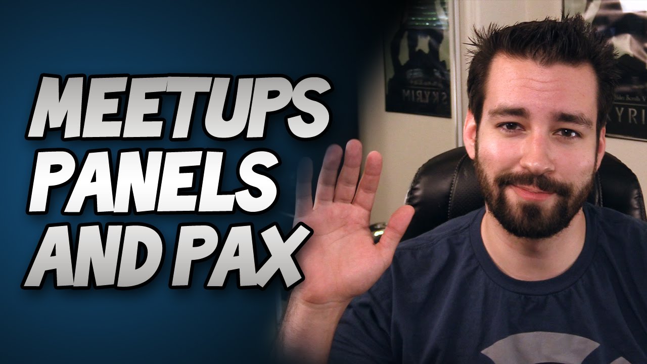 Meetups, Panels, & PAX! (Update Vlog) - YouTube