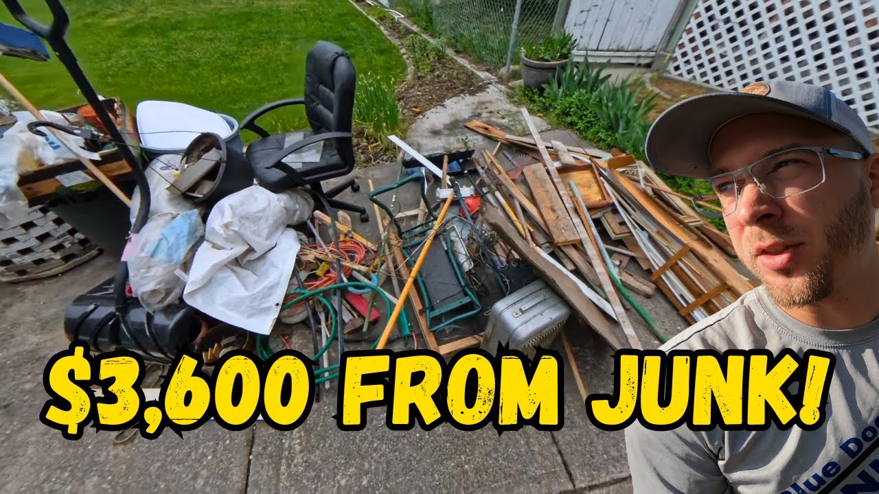 Clearing 4 Homes in 7 Loads | Junk Removal Done Right - YouTube