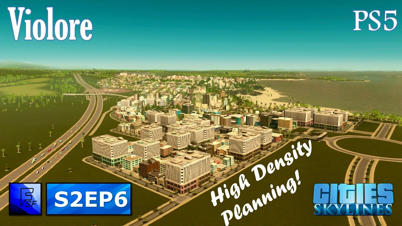 Planning High Density Districts in Cities Skylines! S2EP6 - YouTube