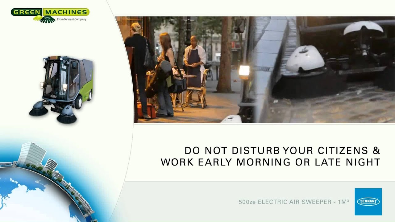 Tennant Green machine 500ze - YouTube