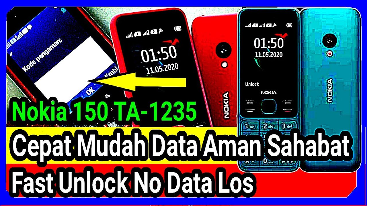 nokia 150 lupa kode pengaman - Cara buka password nokia 150 TA-1235 ...