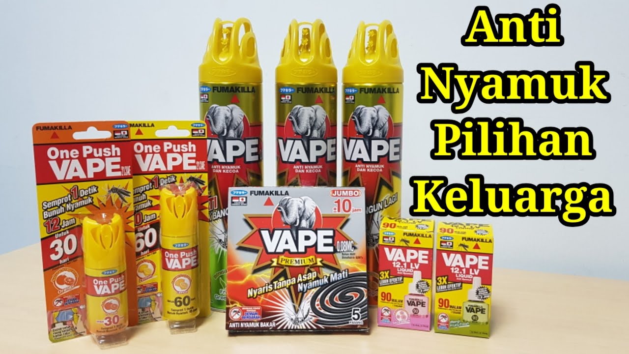 vape anti nyamuk,aman untuk keluarga dan banyak variannya - YouTube