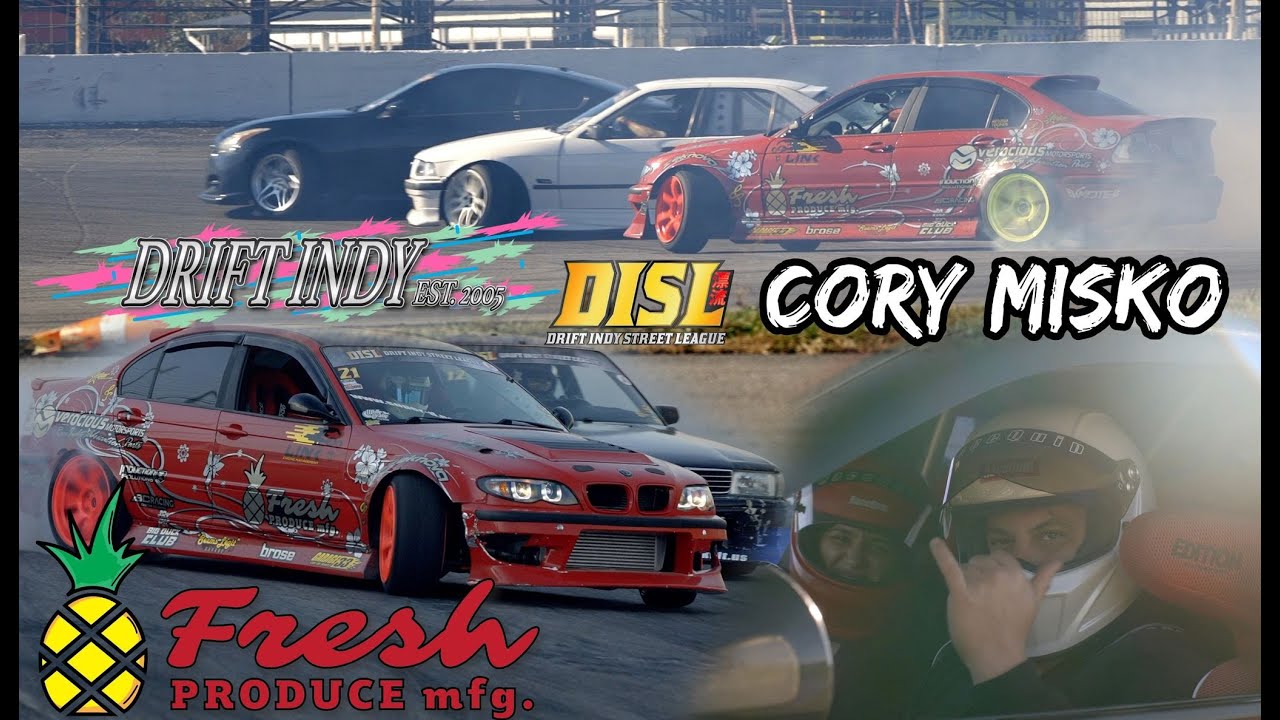 Drifting my turbo e46 at Drift Indy Street League Vol. 5 - YouTube