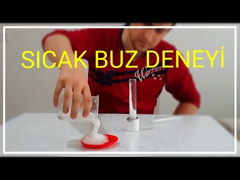 Sıcak  Buz Deneyi (Sodyum Asetat) (Deneyin Tam Anlatımı)