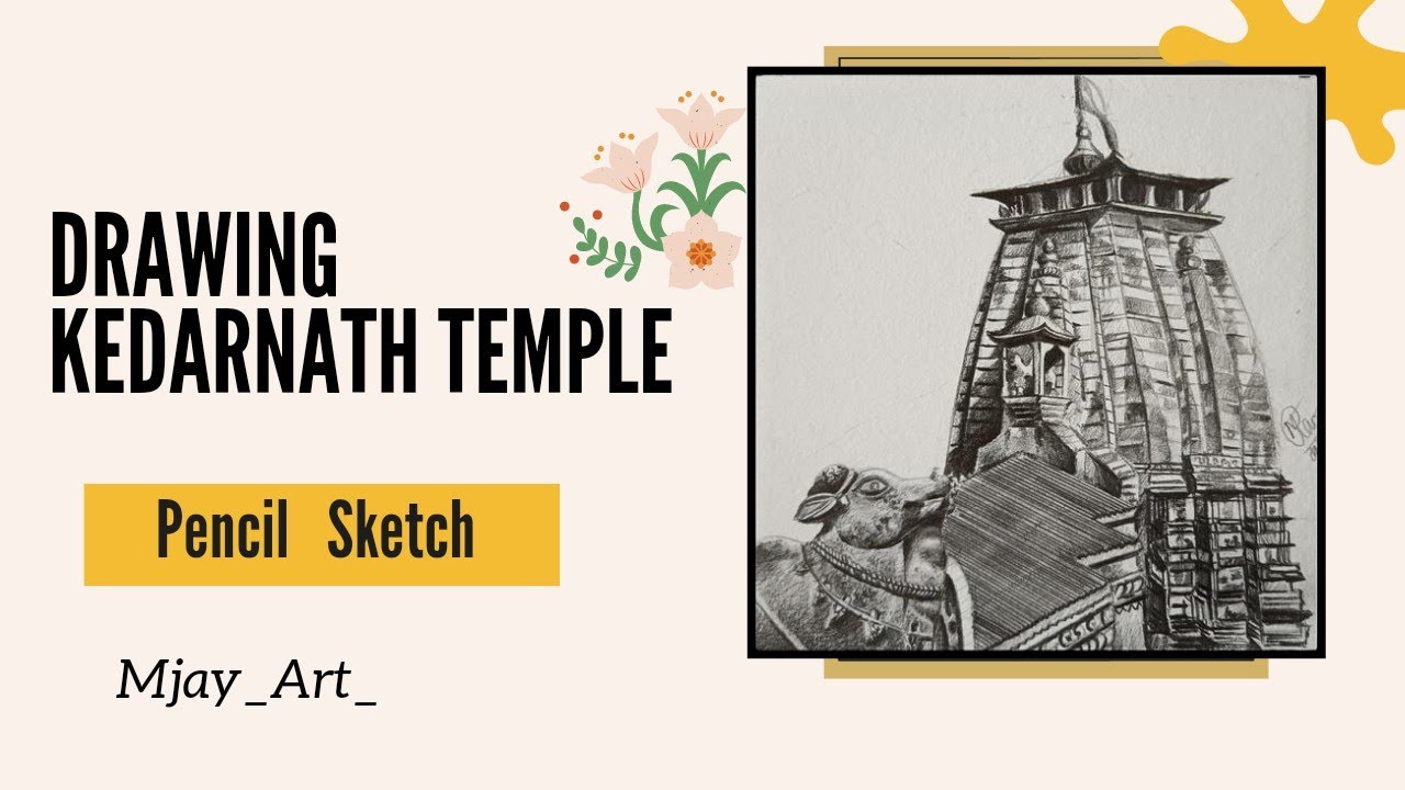 Kedarnath Temple | Lord Shiva Temple | Vedic architecture | Graphite ...