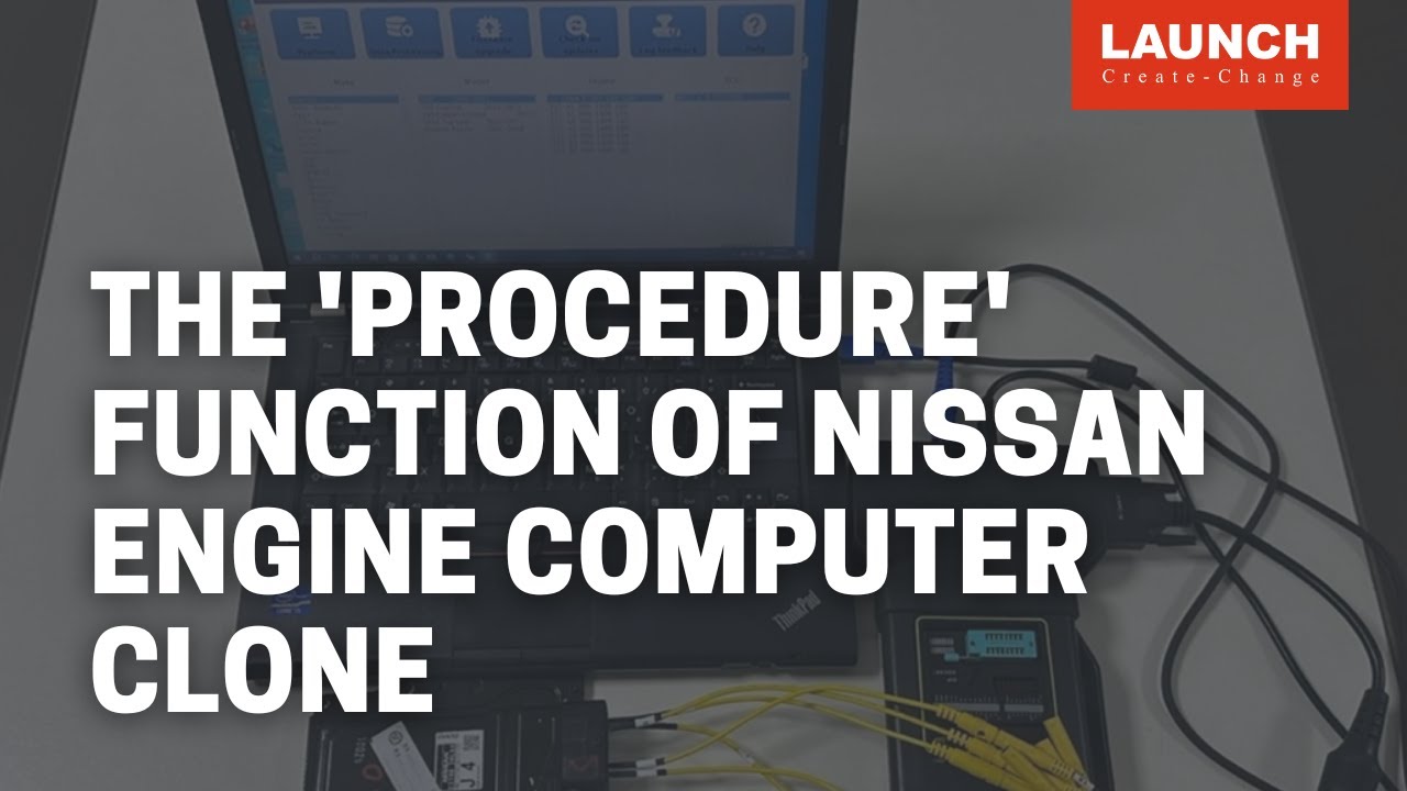 X-PROG3 PC Adaptor | The "procedure" function on Nissan for Engine ...