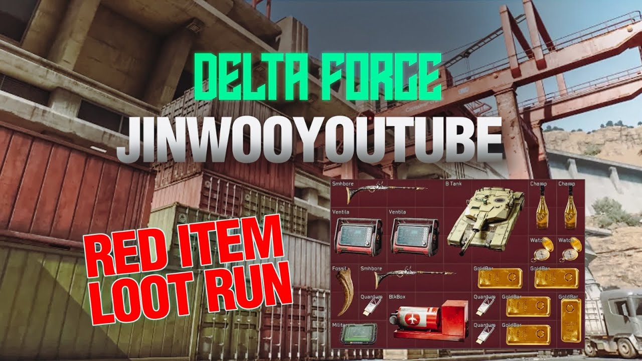 Red Item loot run in Delta Force Live - YouTube