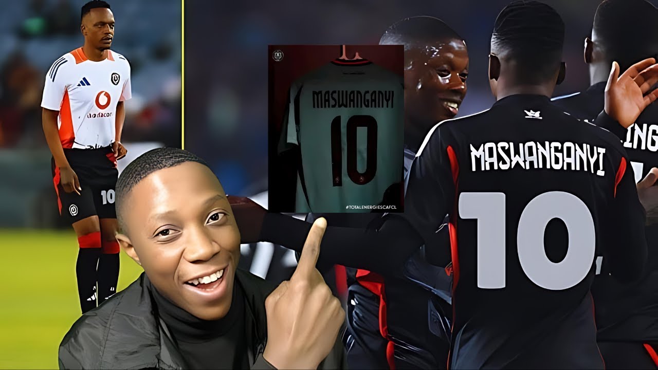ORLANDO PIRATES JERSEY NO.10 TITO REACTS TO THE NUMBER - YouTube