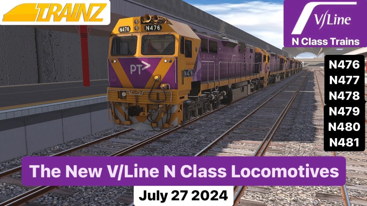 The New V/Line N Class Locomotives - YouTube