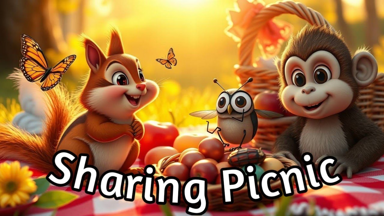 Sharing Picnic | Learn Kindness and Friendship | Kids Storytime ## ...