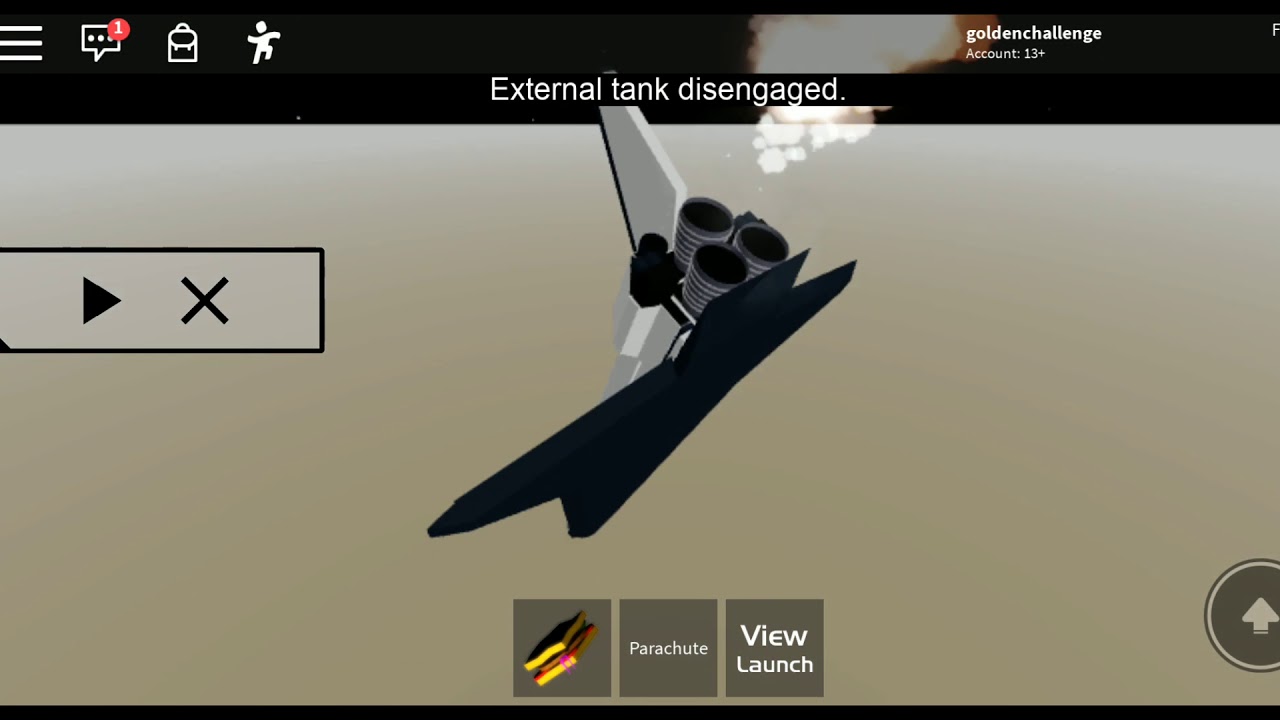 First made rocket on (Roblox) - YouTube