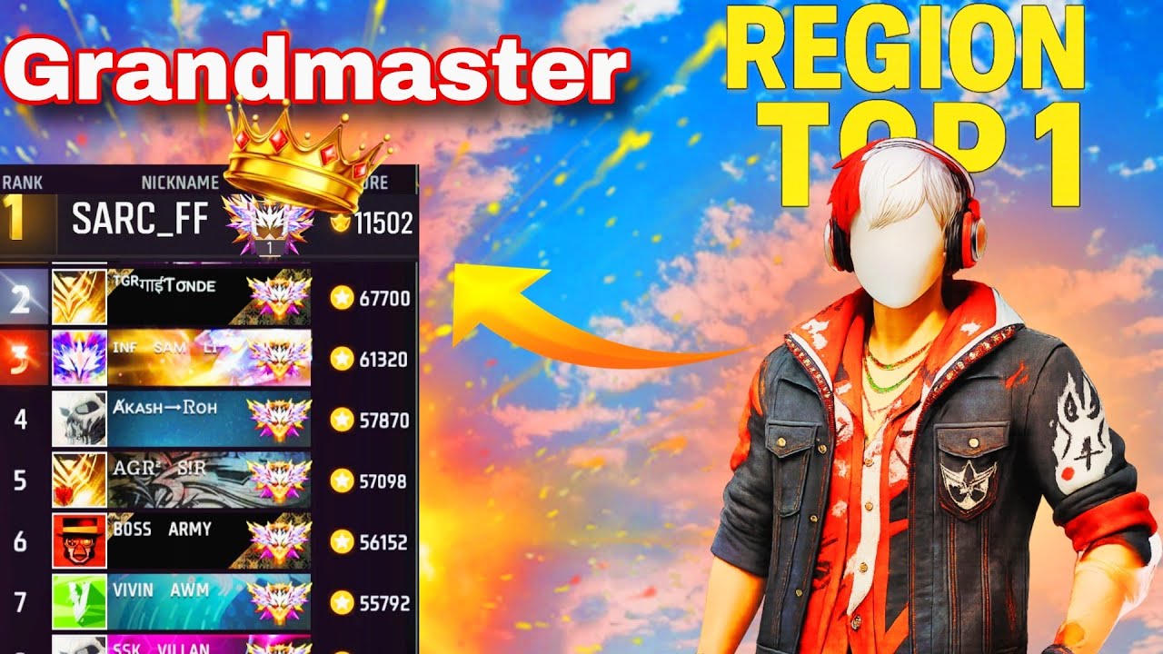GRANDMASTER GLOBAL TOP 1 😮 / TAIWAN SERVER ! REGION TOP 1 DONE # ...