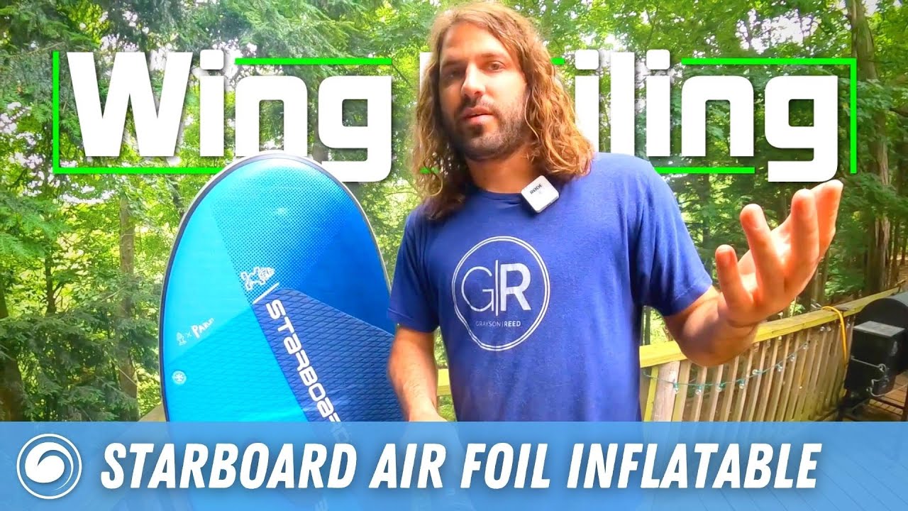 Starboard Air Foil Deluxe Inflatable Wing Foil Board - YouTube