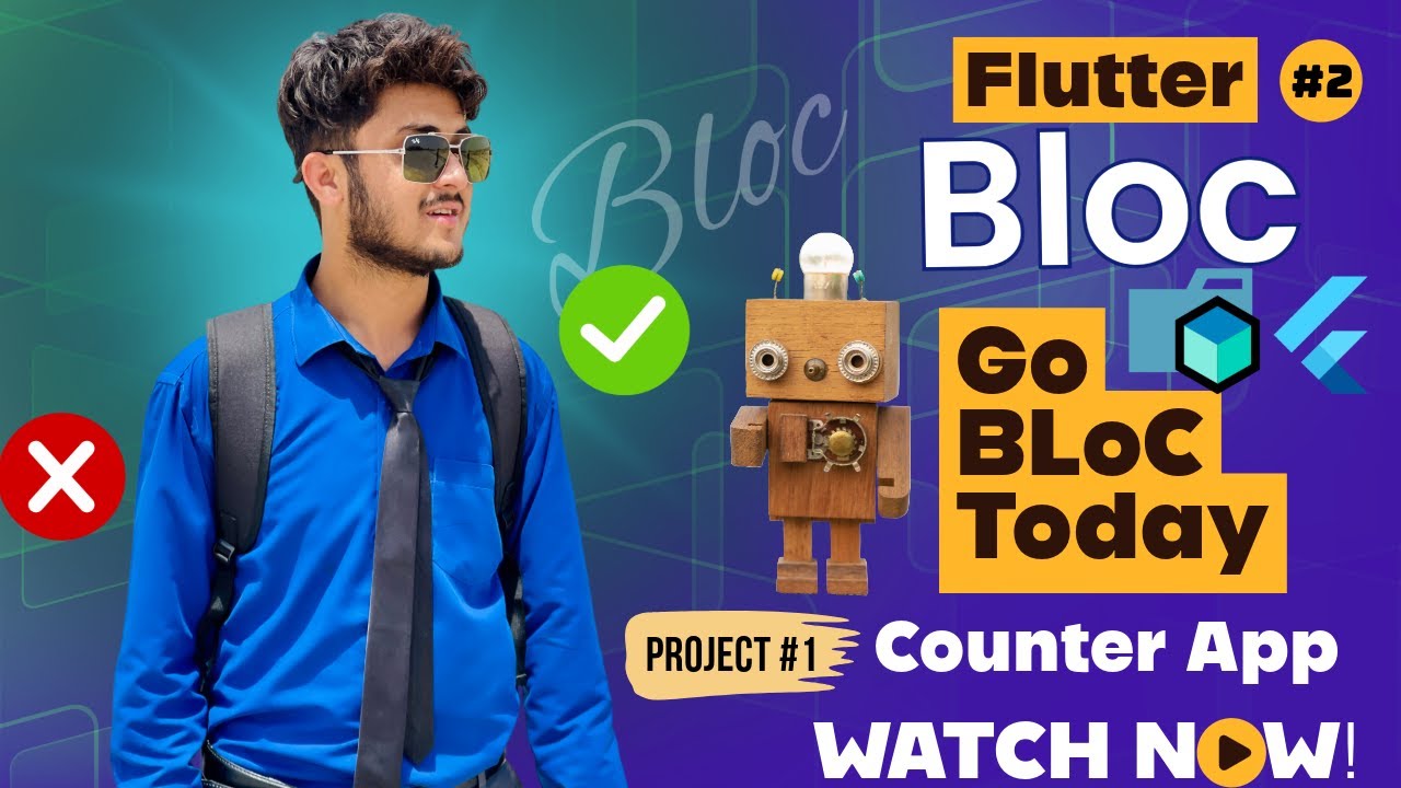 Flutter BLoC Counter App Tutorial | Step-by-Step Beginner Guide - YouTube
