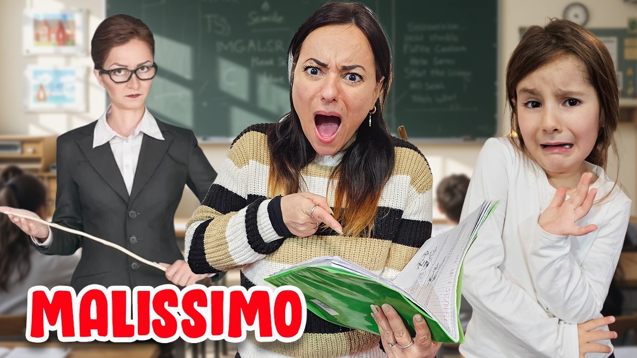 MARTINA MISSY VA MALISSIMO A SCUOLA PRENDE BRUTTI VOTI! MAMMA TY LO ...