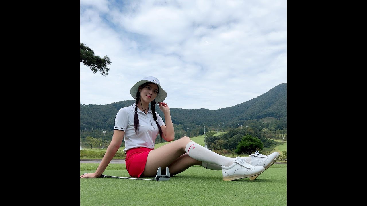 KLPGA angels golf swing. 51 Lee Jung Min Pro. - YouTube