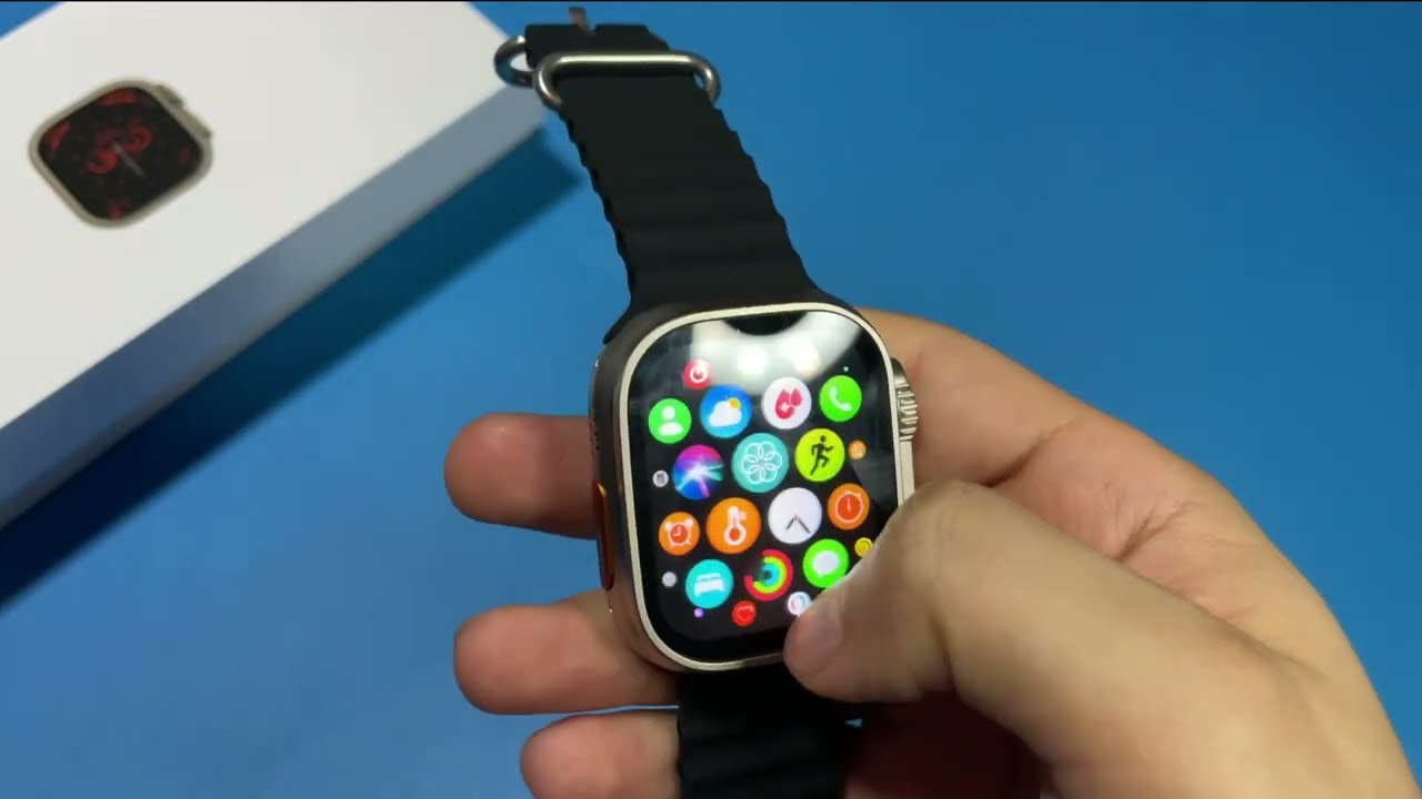 😍Smartwatch HK8 Ultra | Réplica Apple Watch Ultra - YouTube