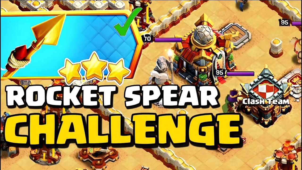 ROCKET SPEAR SHOWCASE in NEW Challenge | How To 3 STAR the ROCKET SPEAR ...