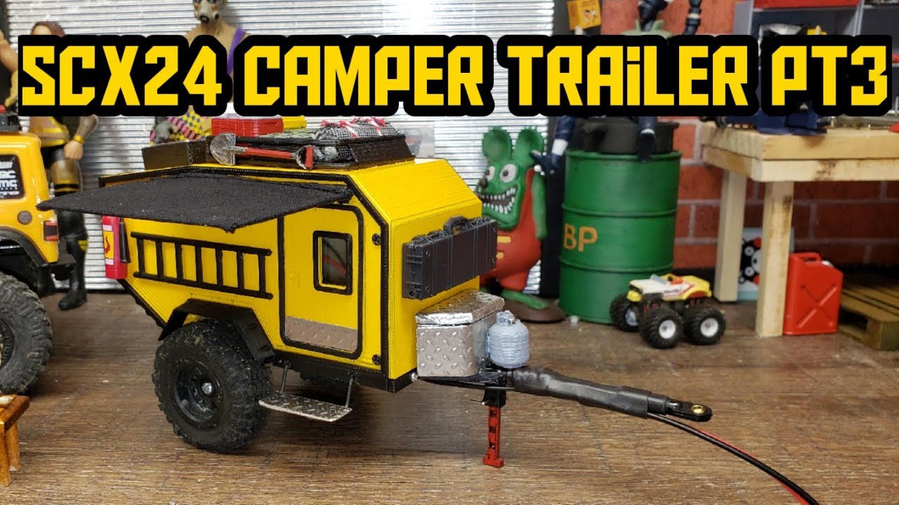 Scx24 camper trailer build off with Scott off road rc pt3 - YouTube