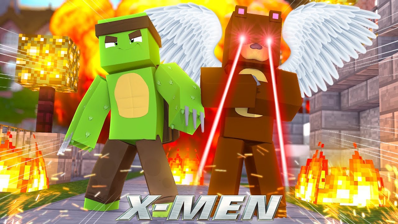 X-MEN - BRUNO THE BEAR LEARNS HIS POWERS! w/TinyTurtle - YouTube