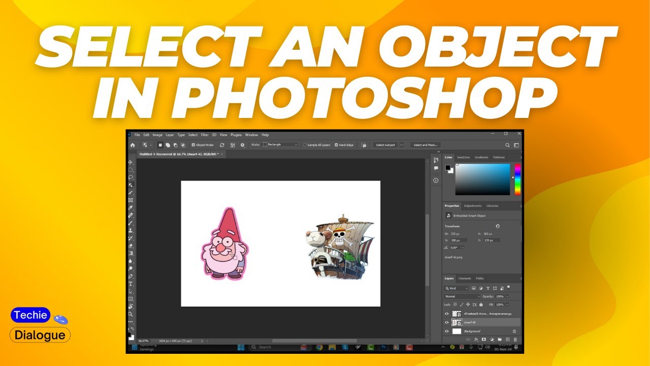 How to Select an Object in Photoshop - YouTube