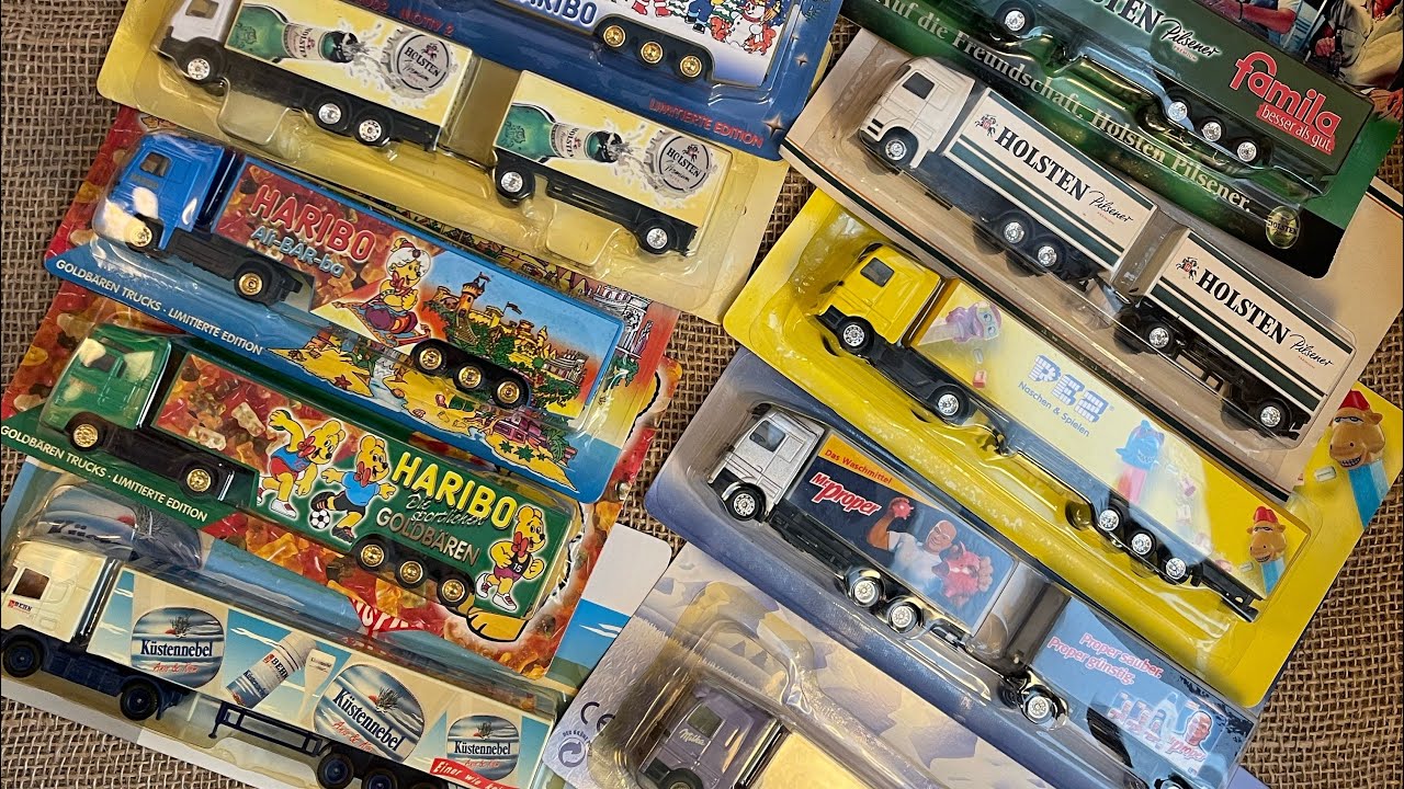 Trucks Collection Scale 1:87 Review Model Cars Toy Cars - YouTube