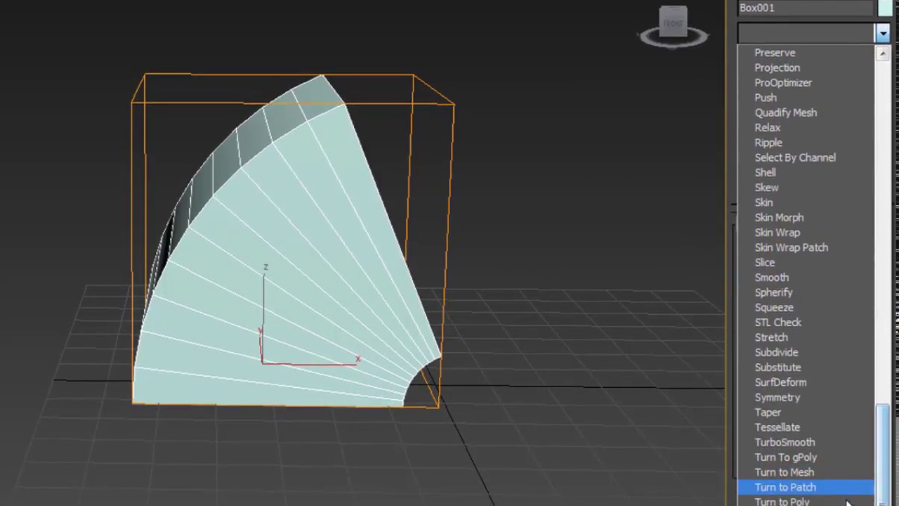 Tutorial 9 - Mengedit Modifier List 3Ds max - YouTube