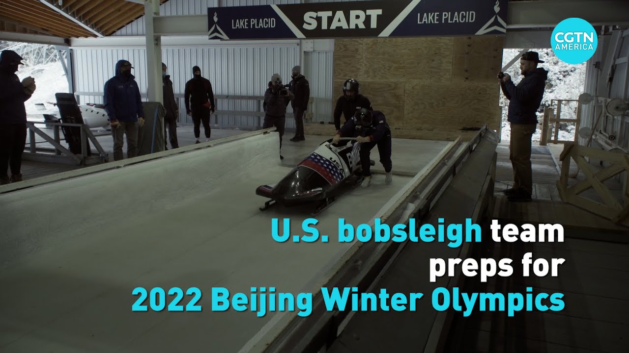 Gearing up for men’s bobsleigh at 2022 Beijing Winter Olympics - YouTube
