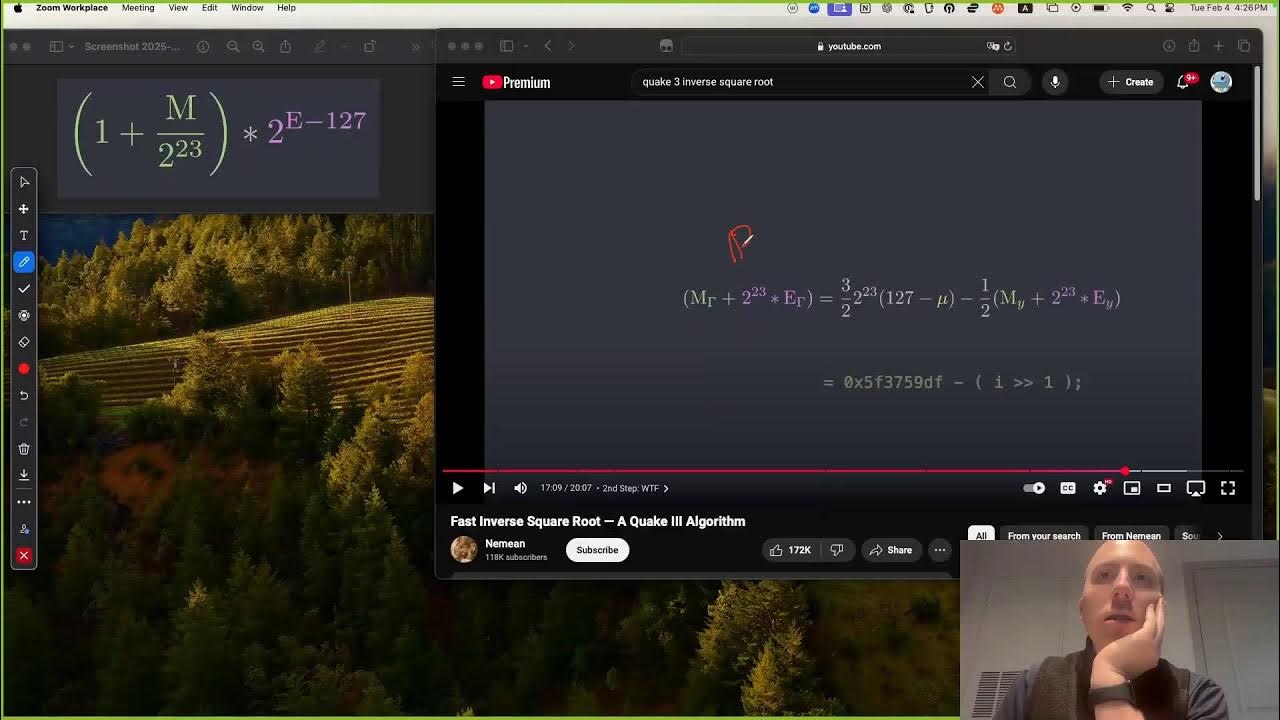 💥 Fast Inverse Square Root — A Quake III Algorithm - YouTube