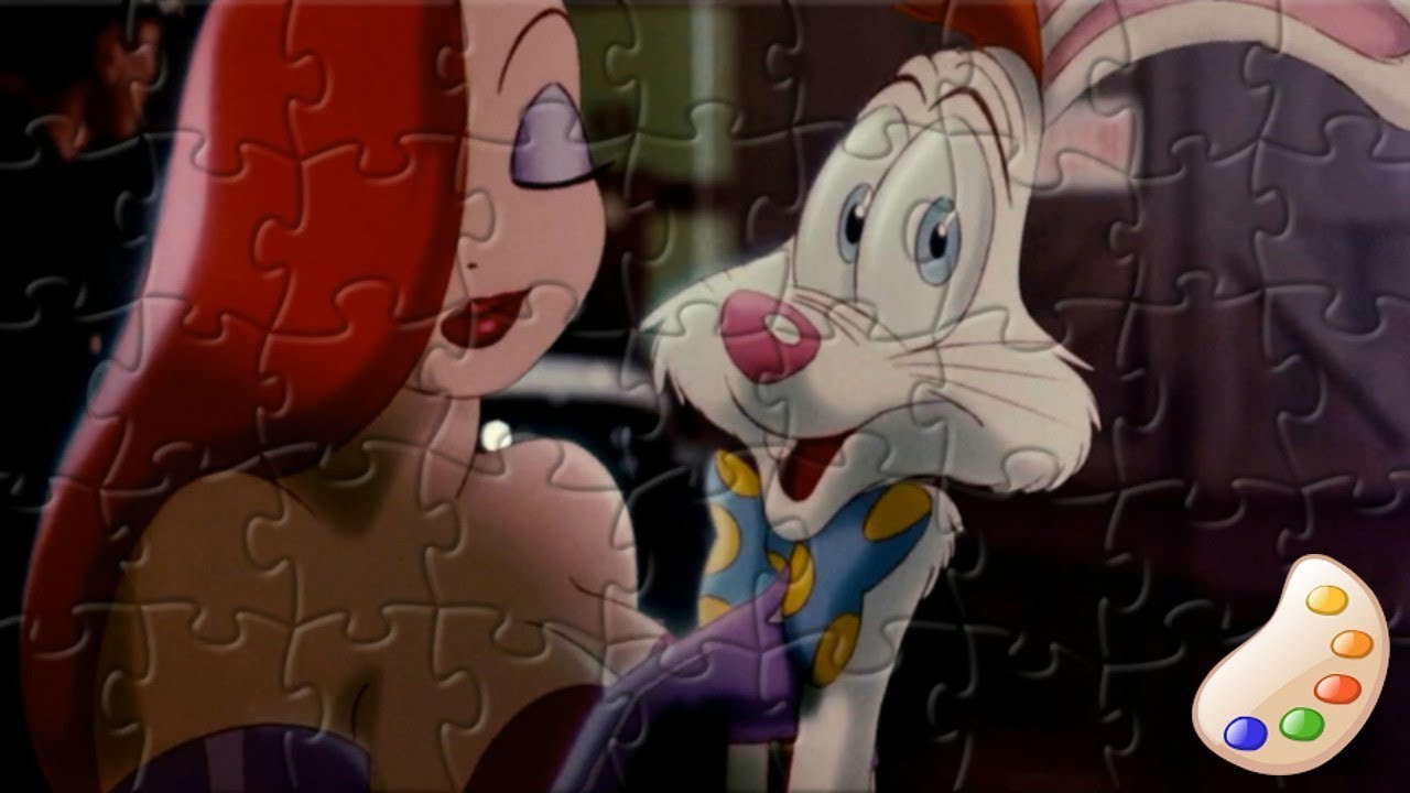 Cartoon Roger Rabbit Fun Kids Puzzle Games - YouTube