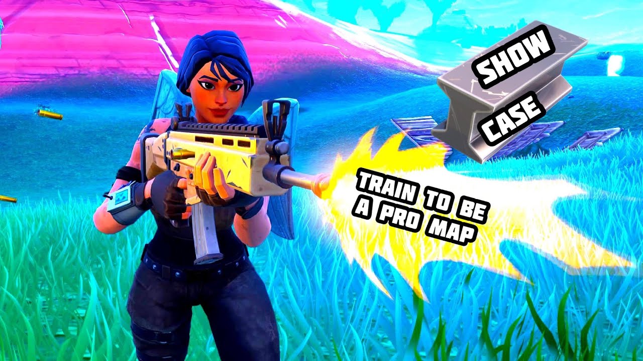 Fortnite | train to be a pro | map showcase - YouTube