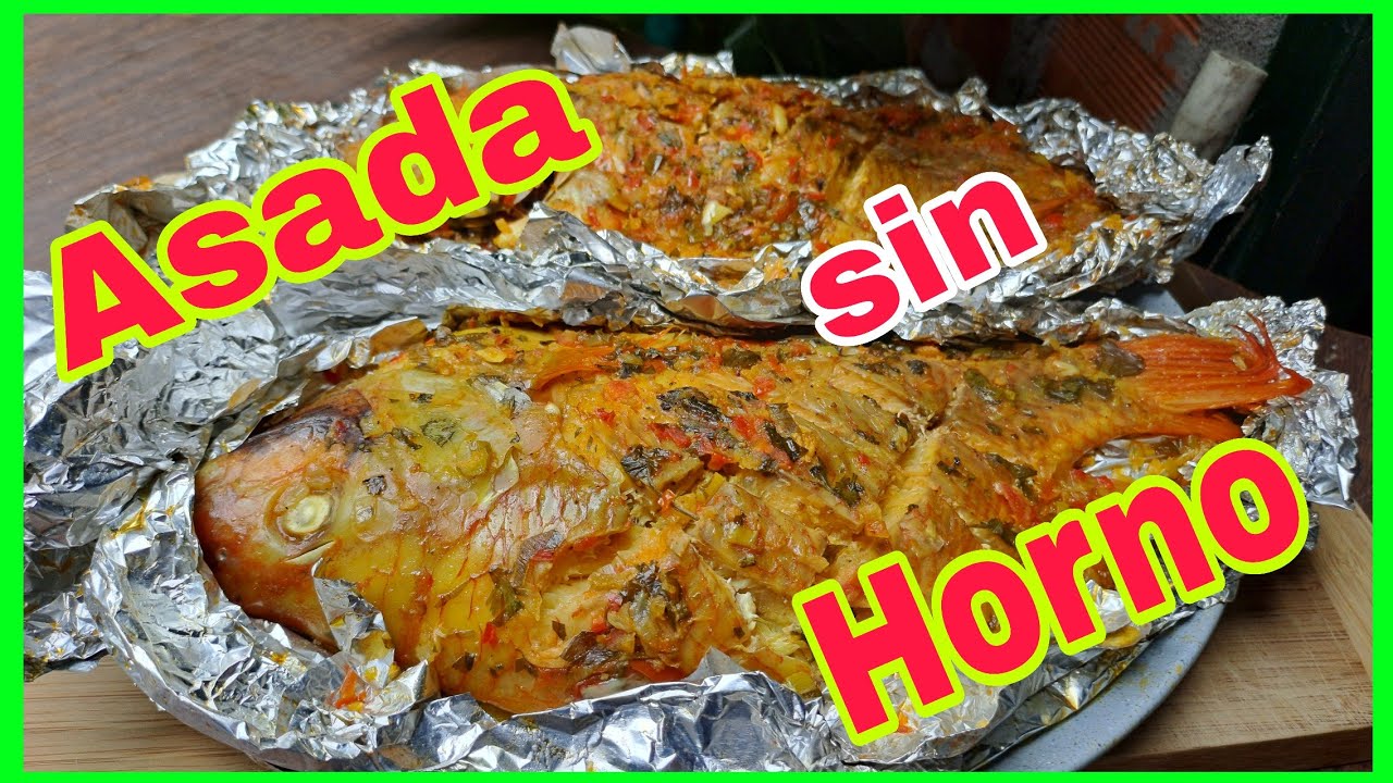 Mojarra Asada en Sartén - Pescado Asado sin Horno. - YouTube