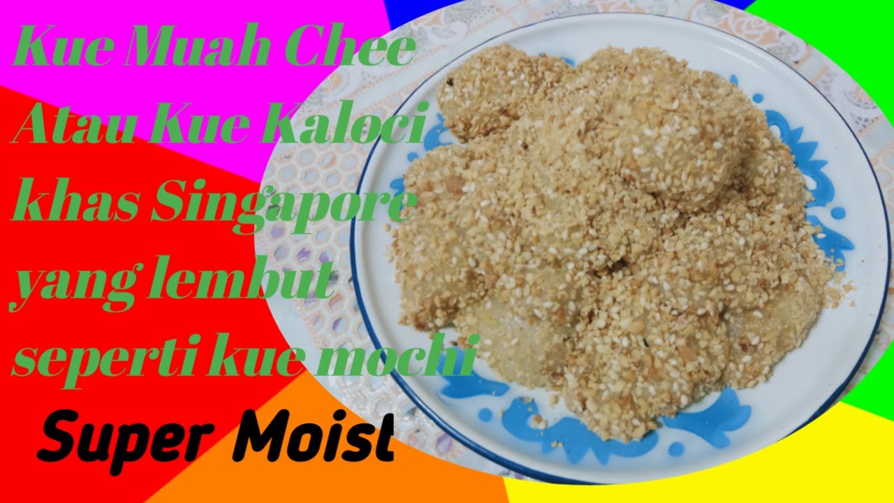 Kue Kaloci Khas Singapore ( Kue Muah Chee) - YouTube
