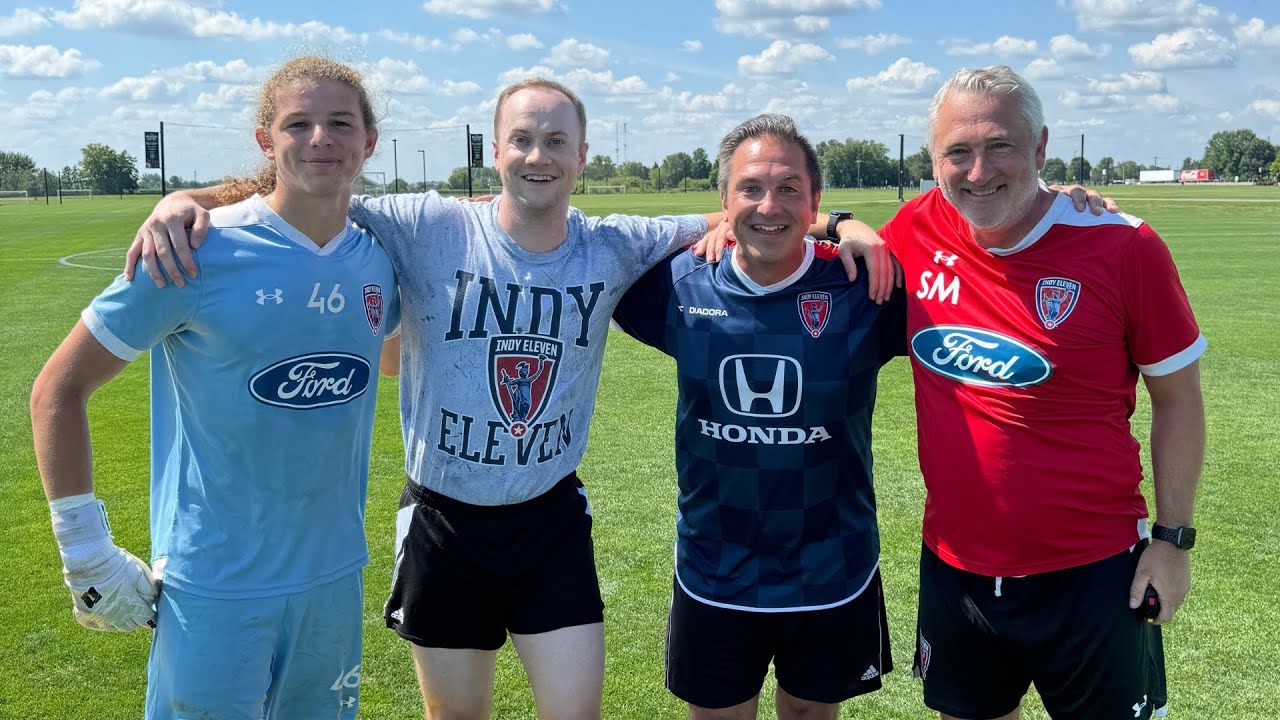 Will & Carter Tryout for Indy Eleven with Coach McAuley - YouTube