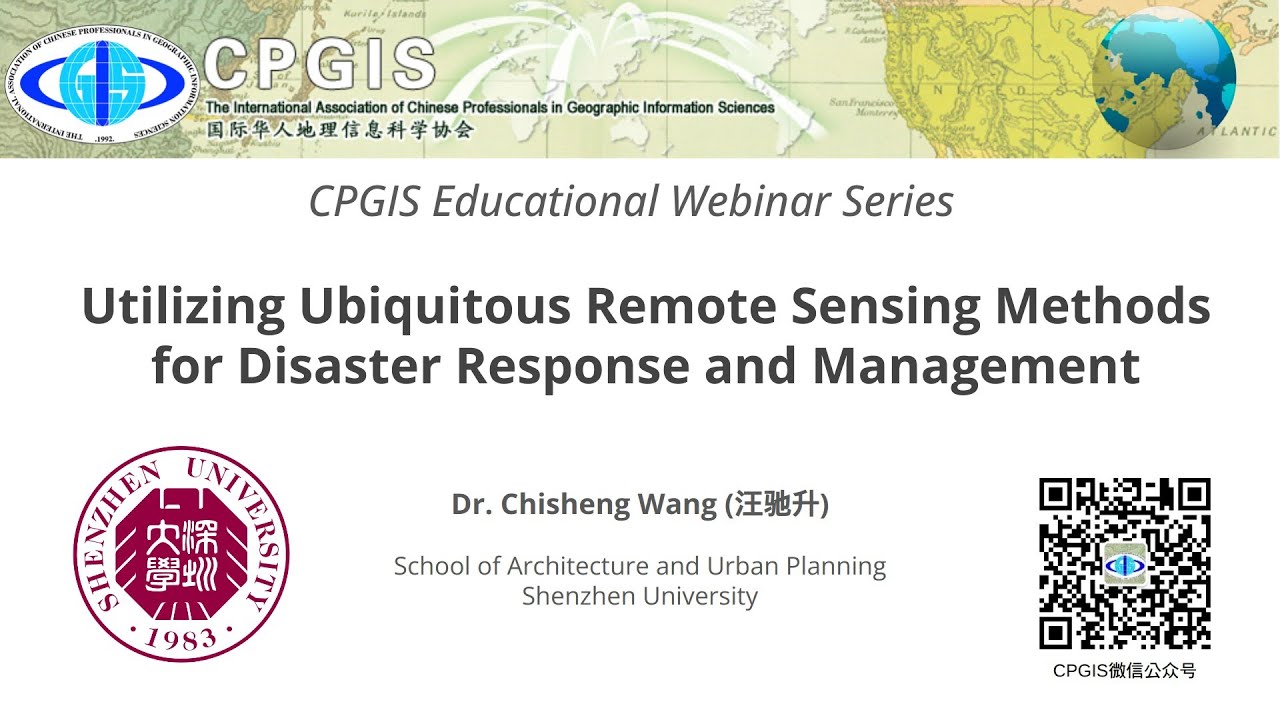 CPGIS Educational Webinar Series 2023 - Dr. Chisheng Wang - YouTube