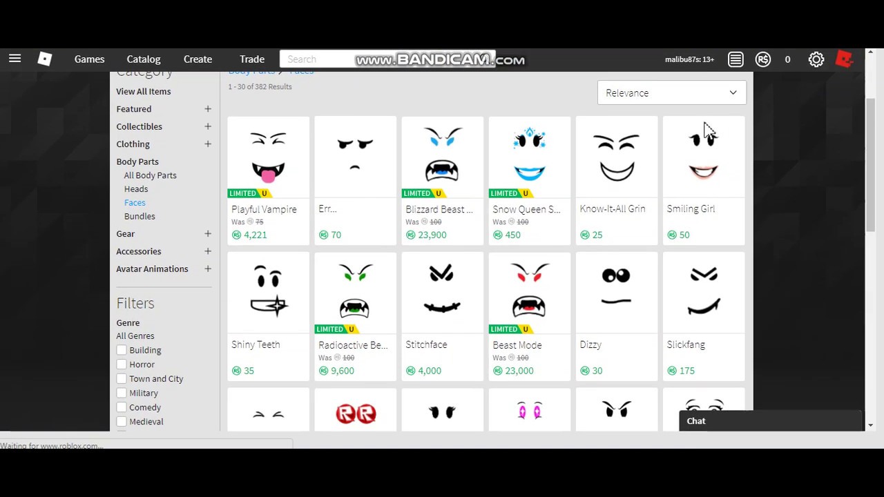 How To Get Free FACES on Roblox 2018 (always working) - YouTube