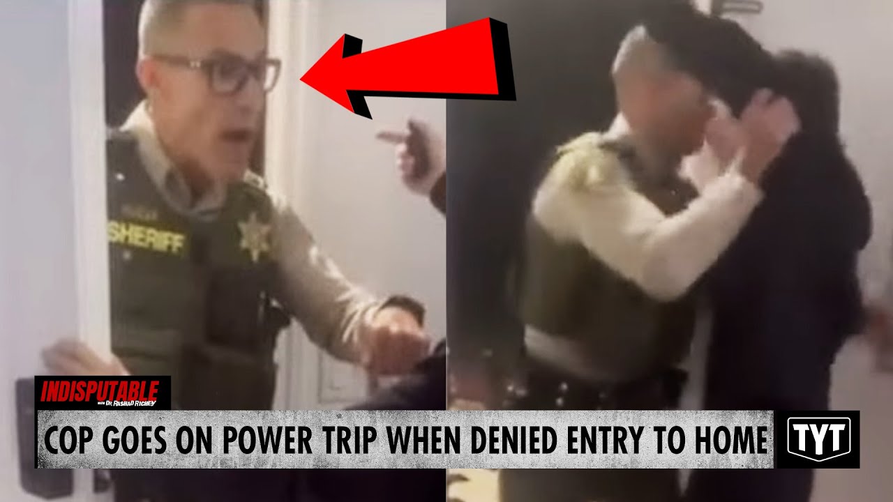 WATCH: Power-Tripping Cop Manhandles Homeowner After Being Denied Entry ...