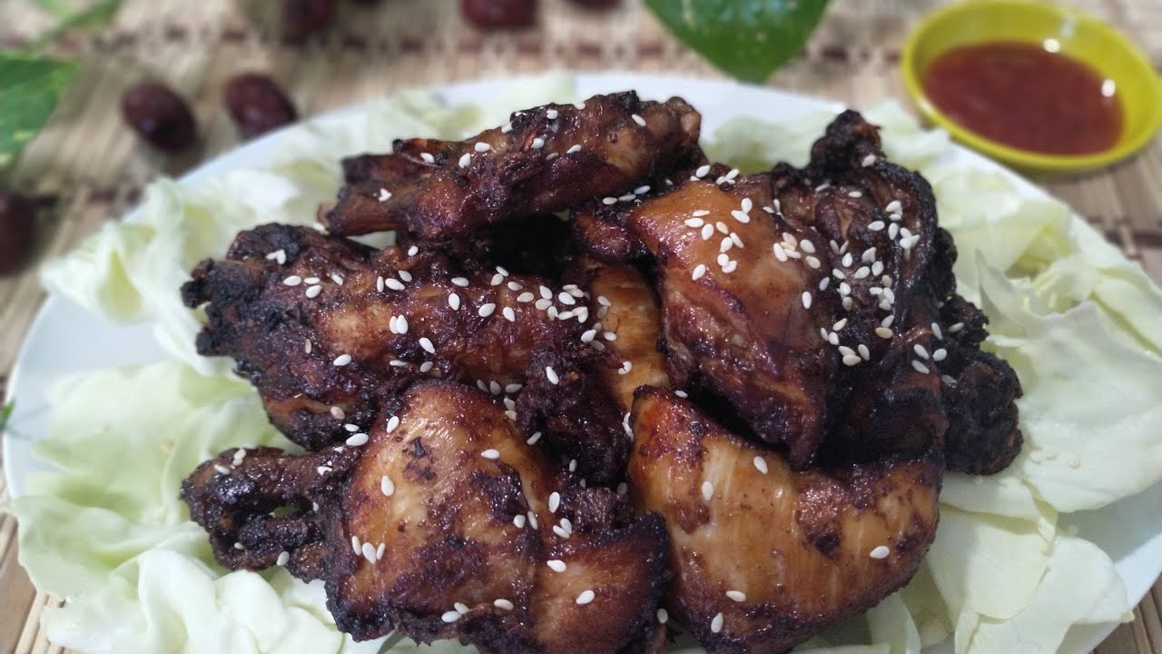 Fried Chicken With Galangal Herb by Angela - YouTube