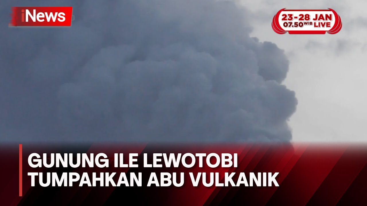 Gunung Ile Lewotobi Erupsi - YouTube