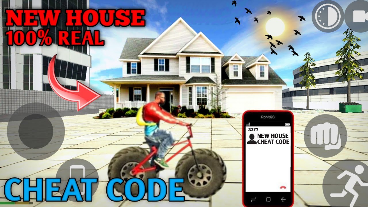 New House Cheat Code in Indian Bike Driving 3D | Indian Bike Driving 3D New House Update Code ...