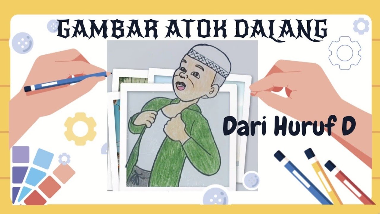 GAMBAR ATOK DALANG UPIN IPIN DARI HURUF "D" - YouTube