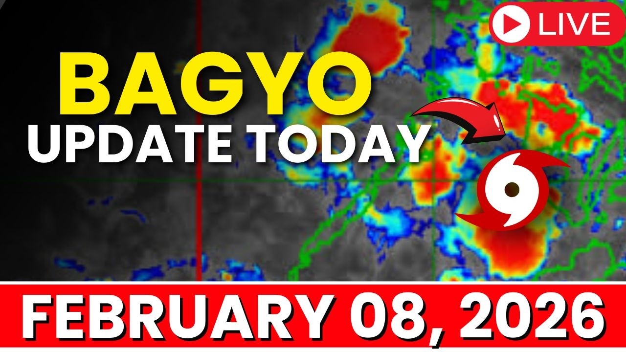 Bagyo Update Today February 08, 2026 | Low Pressure Area in the ...