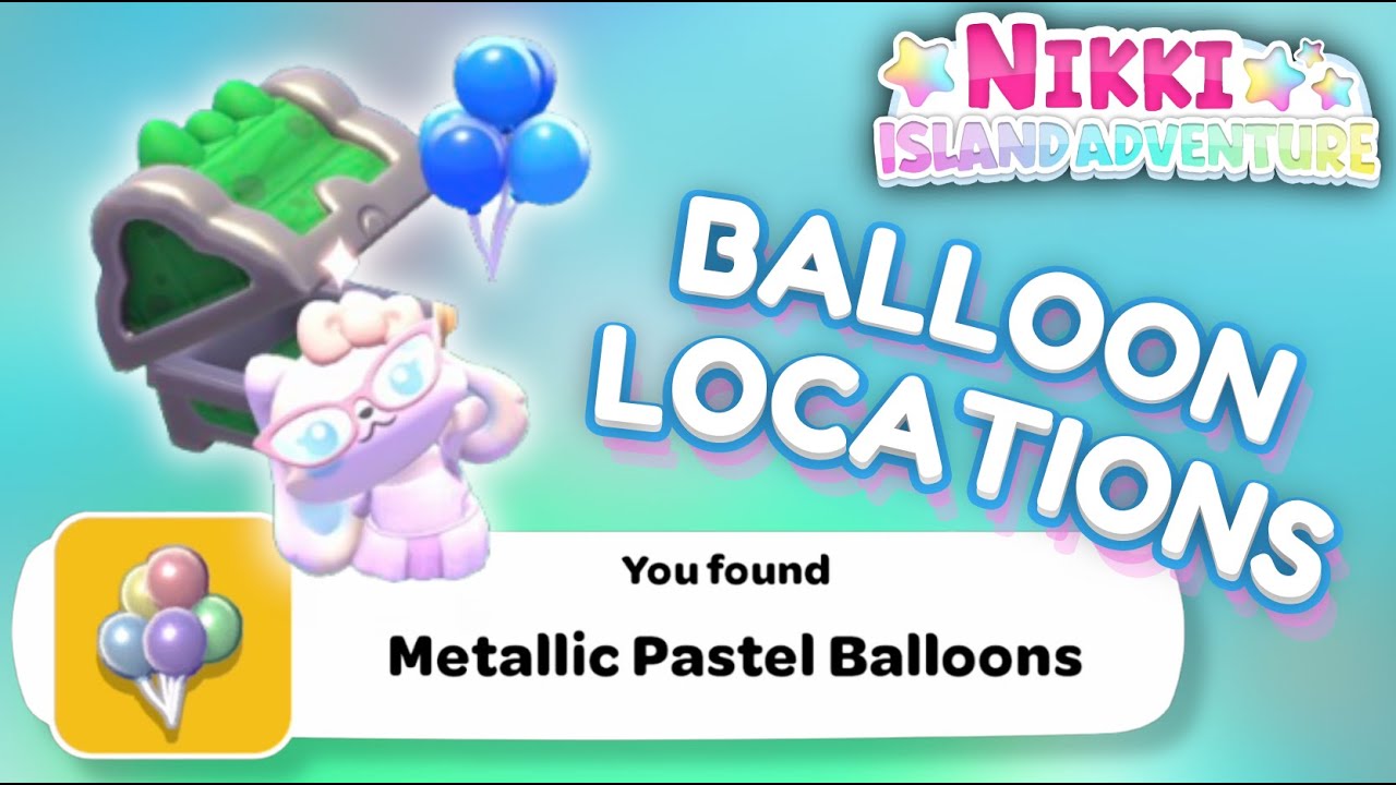 ALL BALLOON COLOR LOCATIONS | Hello Kitty Island Adventure Guide - YouTube