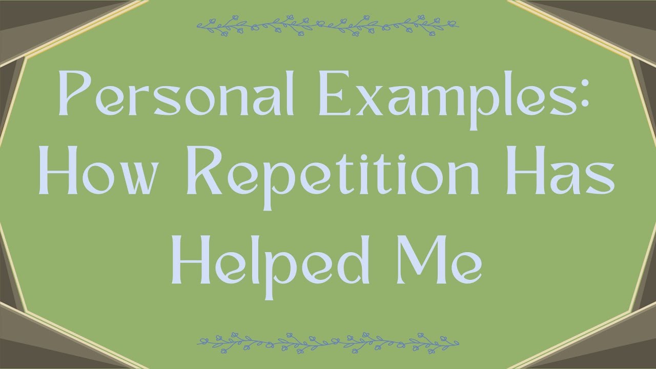 Personal Examples of the Benefits of Repetition: The Rosary, part 8 ...