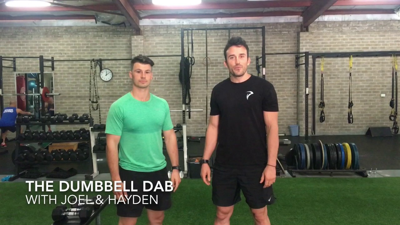 The Dumbbell Dab - YouTube